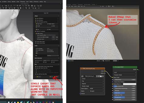 Can No Longer Export Separate Mesh For Stitching Whilst Still Retaining UVmap Version Issue