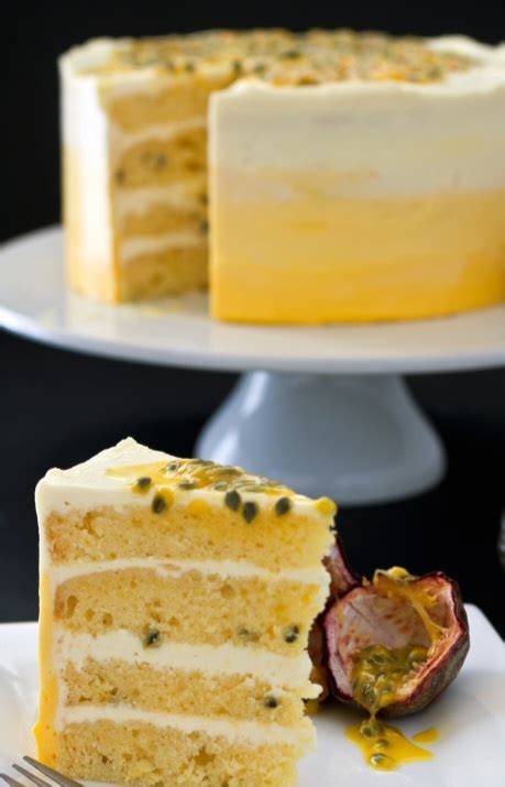 Passion Fruit Cake Recipe Fresh Cakes Avenue