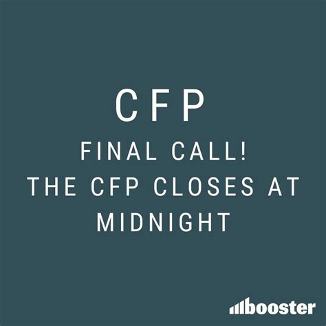 Booster Conference On Linkedin 🚨 The Cfp Closes At Midnight 🚨 Thats 2359 Cet And We Look