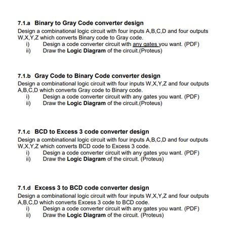 Solved A Gray Code Is A Way Of Encoding Binary Numbers So