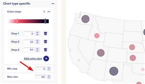 Change Bubble Size For A Bubble Map Everviz Knowledge Base