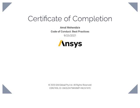 Ansys Code Of Conduct Pdf