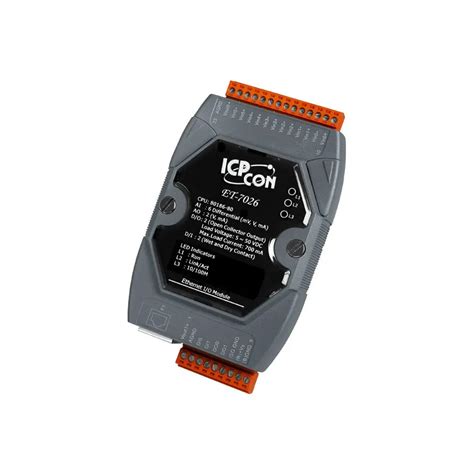 Et 7026 Cr ⇒ Digital Analog I O Module Modbus Tcp Icpdas Europe