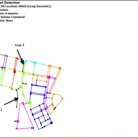 sensor event detection links and nodes ten sensors with vcw