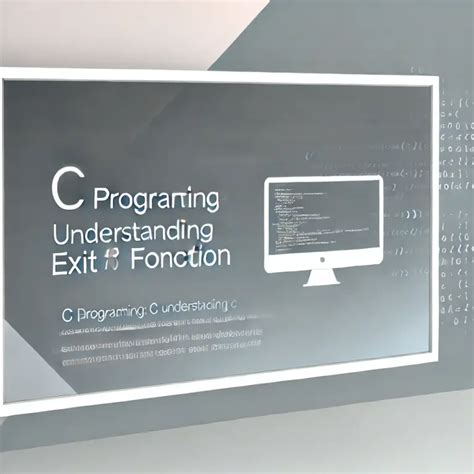 C言語のexit関数の使い方徹底解説｜正しい終了処理とreturn・abortとの違い│c言語ナビゲーター～システム開発のための最強リソース～