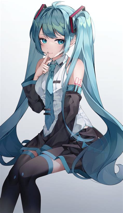 Hatsune Miku Vocaloid Drawn By Hyunnim Danbooru