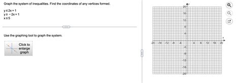 solved graph the system of inequalities find the