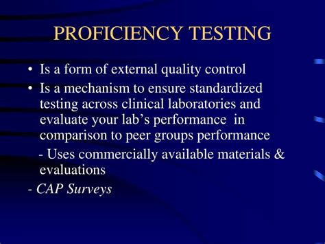 What Is Laboratory Proficiency Testing At Charles Macias Blog