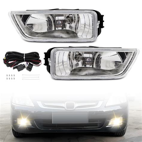 Fog Light Replacement Kit Clear Lens Fog Lights Switch Kit For Honda