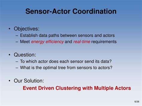 Ppt A Distributed Coordination Framework For Wireless Sensor And