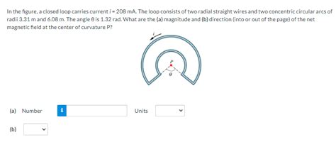 Solved In The Figure A Closed Loop Carries Current I Chegg