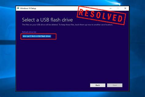 Windows 10 Media Creation Tool Cant Find Usb Fix It Now