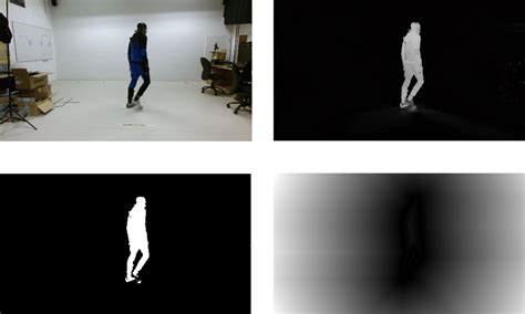 tracking of the actor position using chamfer matching top an input