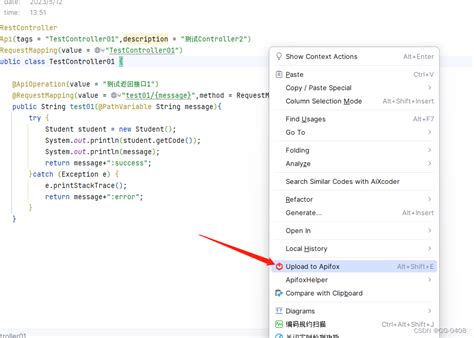 apifox插件 idea apifox java idea 同步 csdn博客