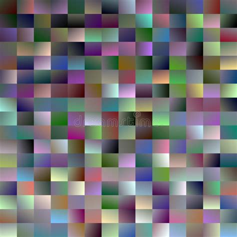 Gradient Rectangle Background Modern Mosaic Vector Design From Multicolored Rectangles Stock