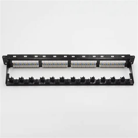 Low Price Neetwork Cabling Modular Patch Panel Cat 6a Utp 24 Port