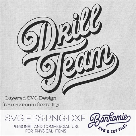 Drill Team Svg Png Dxf Game Day Cut Files Drill Team Mom Shirt