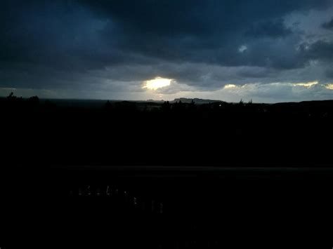 Premium Photo Silhouette Of Landscape Against Dramatic Sky