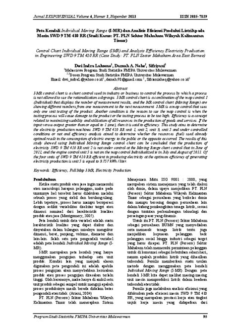 pdf control chart individual moving range imr and analysis