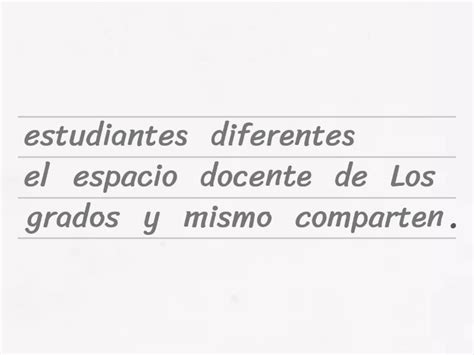 Escuela Multigrado Unjumble