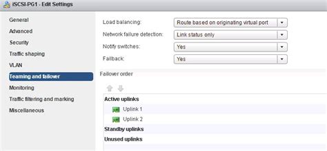 setting up software iscsi multipathing with distributed vswitches with