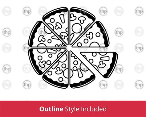 Pizza Svg Pizza Slice Svg Pizza Silhouette Svg Pizza Etsy