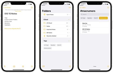 Everything New With The IOS 15 Notes And Reminders Apps MacRumors Forums