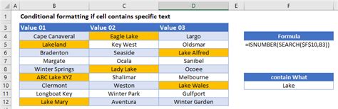 Excel Conditional Formatting If Cell Contains Value From A List - Catalog Library