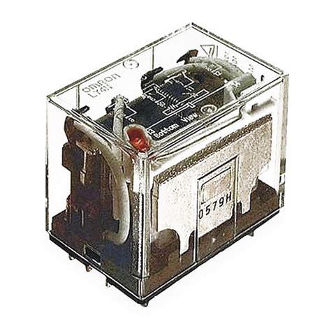 Relay Omron Ly4n 24vdc 4pdt 10a Non Maintained Products Category