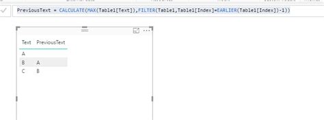 solved re how to get previous row value for text column microsoft