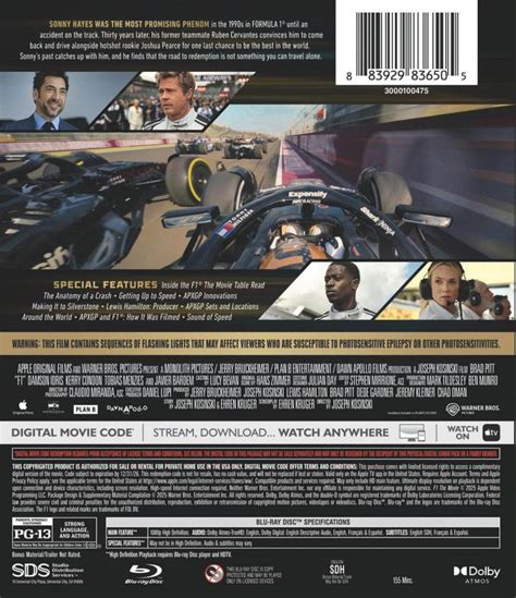 F1 The Movie Is Now Available On 4k Ultra Hd Blu Ray And Dvd Hd Report