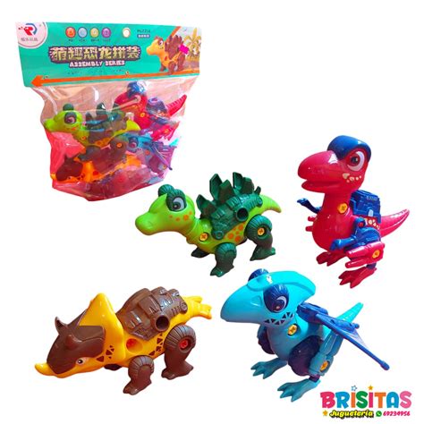 Figura De Dinosaurios T Rex Desarmables Juguetería Brisitas