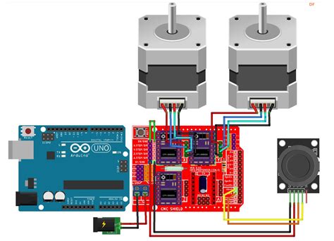 【花雕学编程】arduino动手做（224） Cnc Shield的6个小实验 Df创客社区