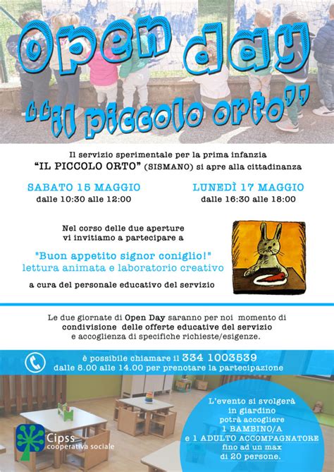 Open Day Il Piccolo Orto” Cipss Società Cooperativa Sociale