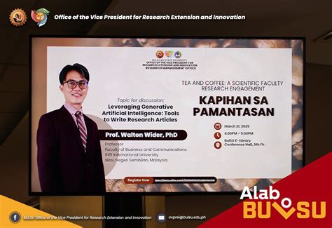 Bulsu Office Of The Vice President For Research Extension And Innovation Bulsu Office Of