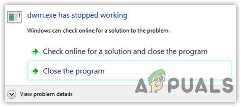 FIX DWM Exe Has Stopped Working