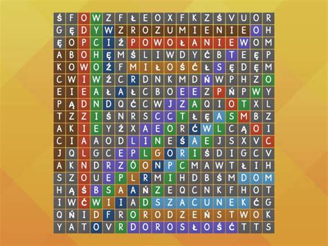 Rodzina Wykreślanka Wordsearch