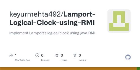 github keyurmehta492 lamport logical clock using rmi implement