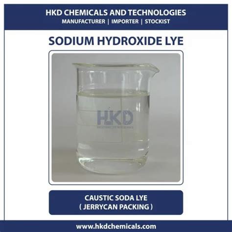 Industrial Grade Sodium Hydroxide Lye Liquid At Best Price In Mumbai
