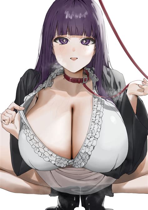 Rule 34 1girls Breasts Cleavage Female Fern Sousou No Frieren Huge Breasts Light Skinned