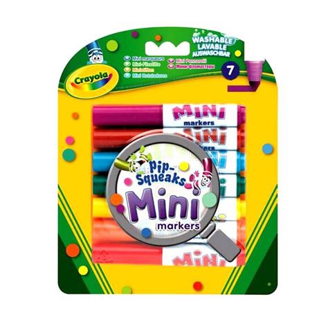 Crayola Pip Squeaks Mini Markers 7pk Toy Corner