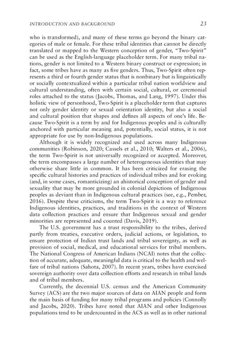 1 Introduction And Background Measuring Sex Gender Identity And Sexual Orientation The