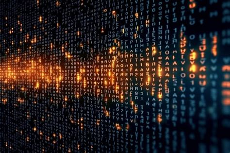 Premium Ai Image Binary Code Abstract Technology Background Big Data