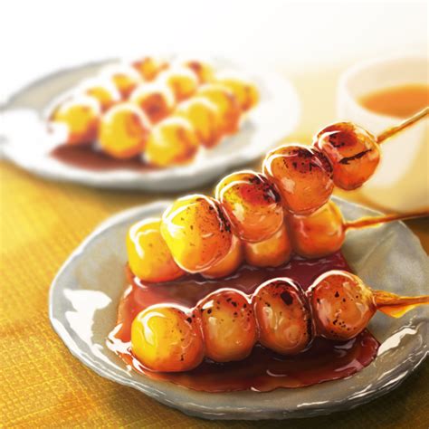 Humohumoelmo Original Blurry Dango Depth Of Field Food Food Focus