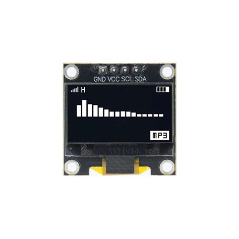 Écran Oled 096 Pouces 128x64 Blanc