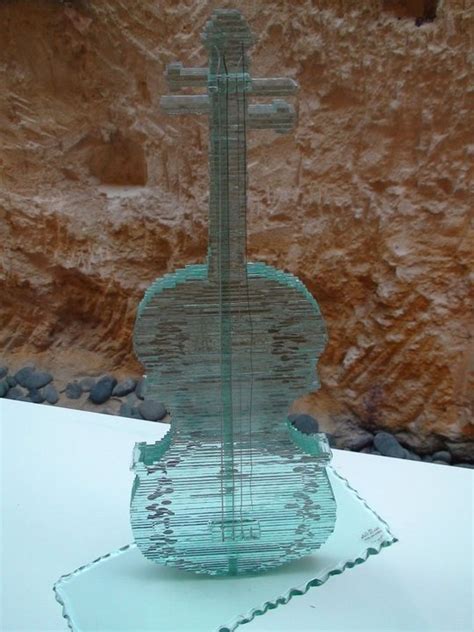 Glass Violin Glass Art Glass Painted Pianos
