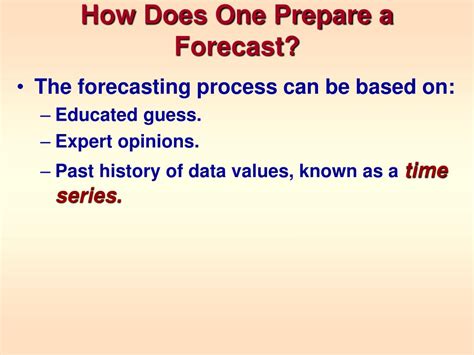 Ppt Forecasting Basic Concepts And Stationary Models Powerpoint