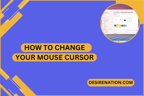 How To Change Your Mouse Cursor Desire Nation