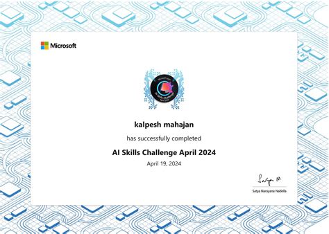 Microsoftlearn Ai Azureai Aiinnovation Generativeai Achievement Kalpesh Mahajan