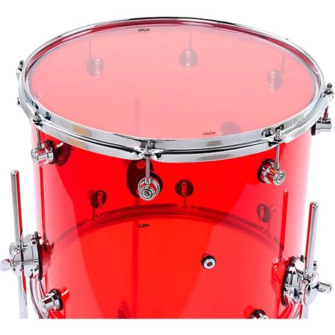 Dw Design Series Acrylic 4 Piece Shell Pack Ruby Glass Guitar Center